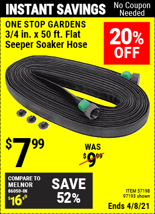 Soaker Hose Harbor Freight