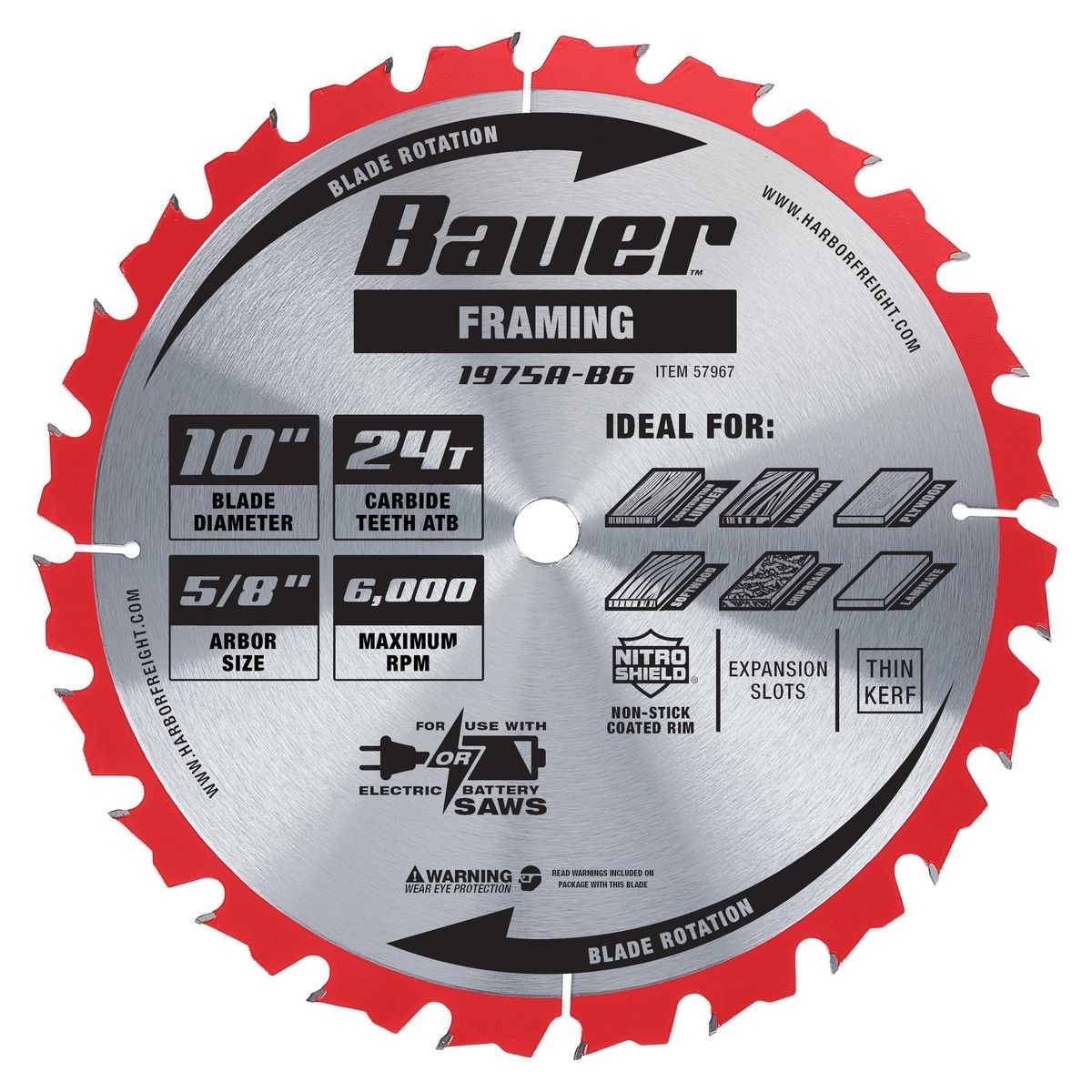 Bauer – Harbor Freight Coupons