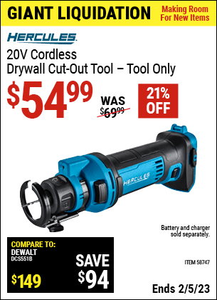 Giant Liquidation Sale – Now Thru 2/5 – Harbor Freight Coupons