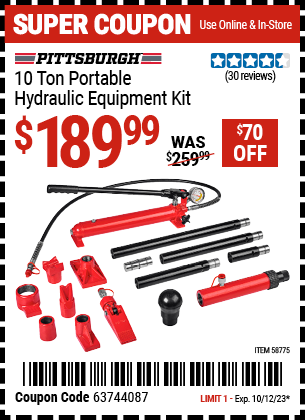 Rake In The Savings, Now Thru 10/12 – Harbor Freight Coupons