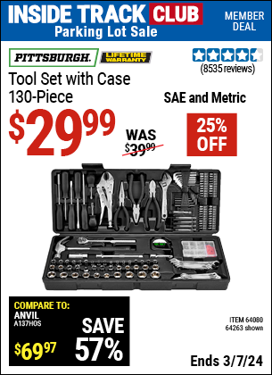 Inside Track Club Member Parking Lot Sale Early Access – Valid Thru 3/7 ...