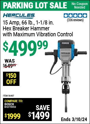 Huge Parking Lot Sale – Valid Thru 3/10 – Harbor Freight Coupons