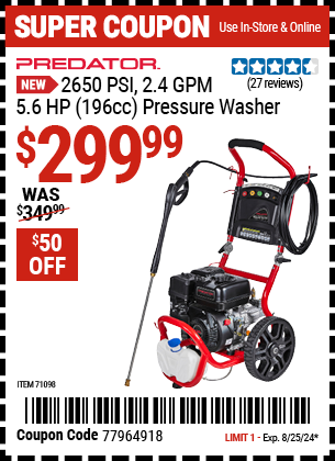 Harbor freight pressure washer? > General Discussion > AR15.COM