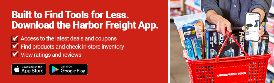 Harbor Freight Tools App – Harbor Freight Coupons